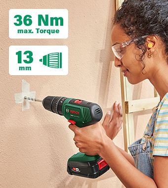 Bosch EASYIMPACT 18V 40 P4A 18v Cordless Combi Drill Combi Drills